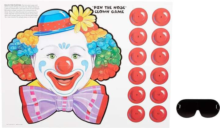 Pin The Nose On The Clown | Preppy Kids Trinidad