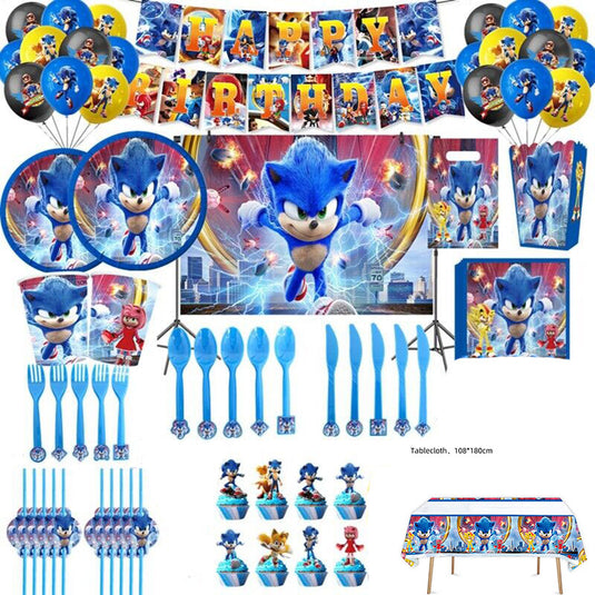 Sonic Ultimate Party Decorations Package – Preppy Kids Trinidad