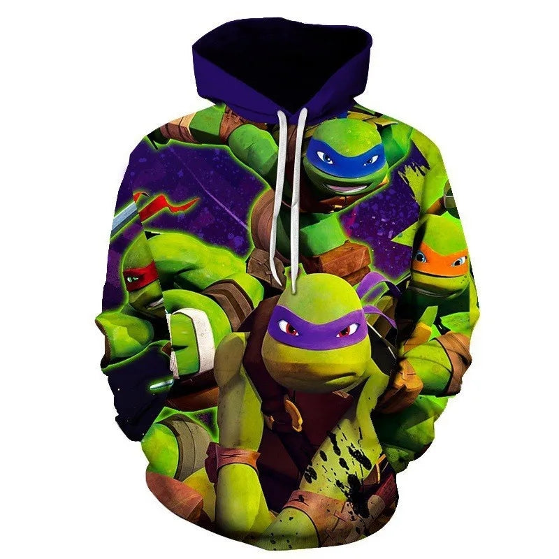 Ninja Turtles Squad Zipper Hoodie – Preppy Kids Shop