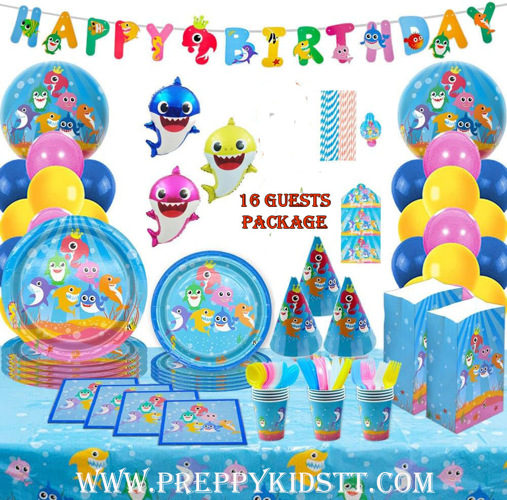 Baby Shark Ultimate Party Package (16 Guests) – Preppy Kids Shop