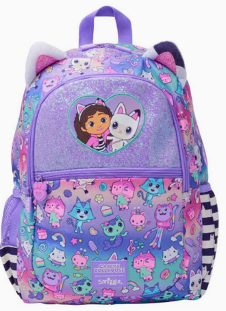 Smiggle Gabby Dollhouse Purple Cat Backpack | Preppy Kids Trinidad