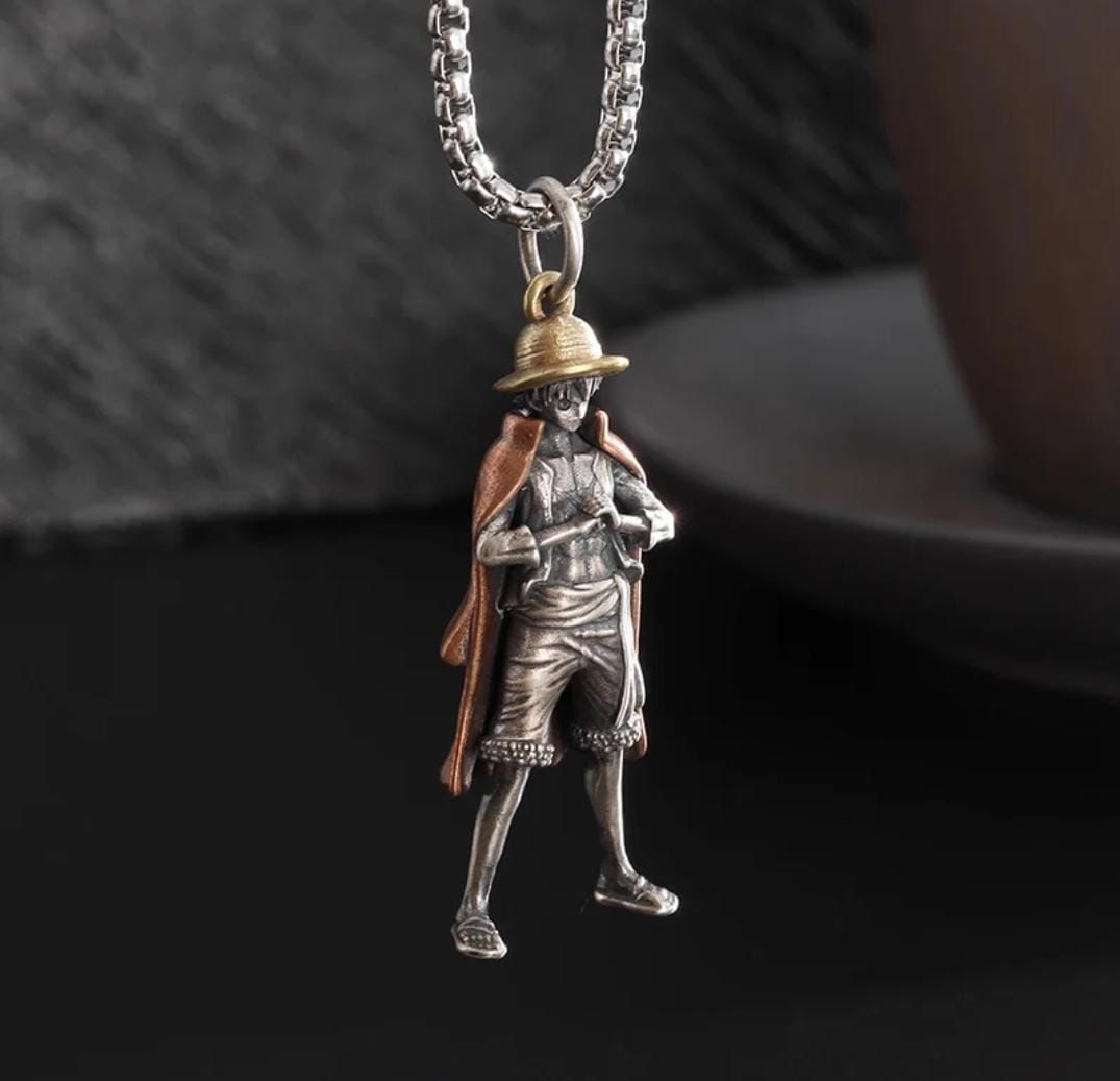 One Piece Monkey D. Luffy Necklace | Preppy Kids Trinidad