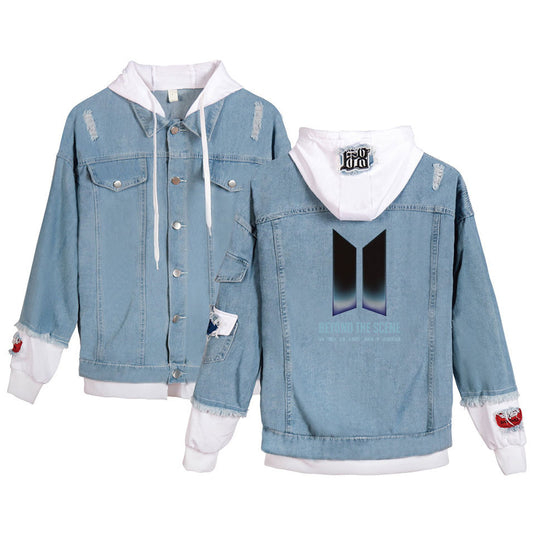 BTS Denim Hoodie – Preppy Kids Trinidad