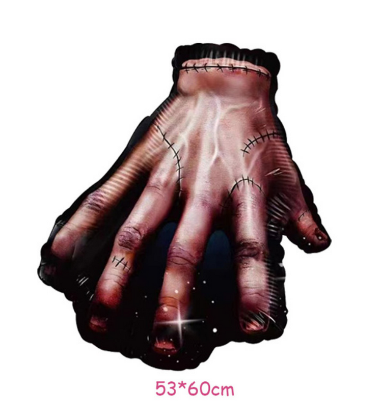 Wednesday with Thing Hand Foil Balloon | Preppy Kids Trinidad