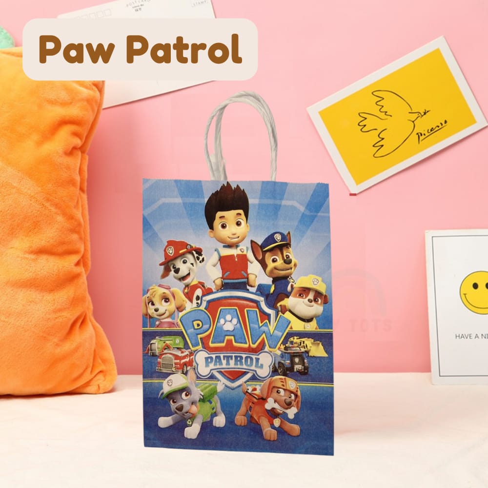 Paw patrol Kraft Bag #2 Party birthday | Preppy Kids Trinidad