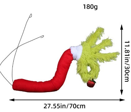 The Grinch hand tree decor | Preppy Kids Trinidad