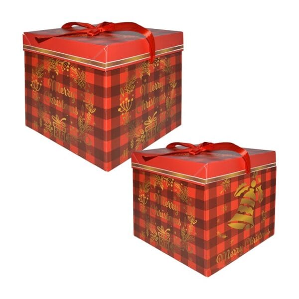Red Chrisrtmas Gift Box – Preppy Kids Trinidad