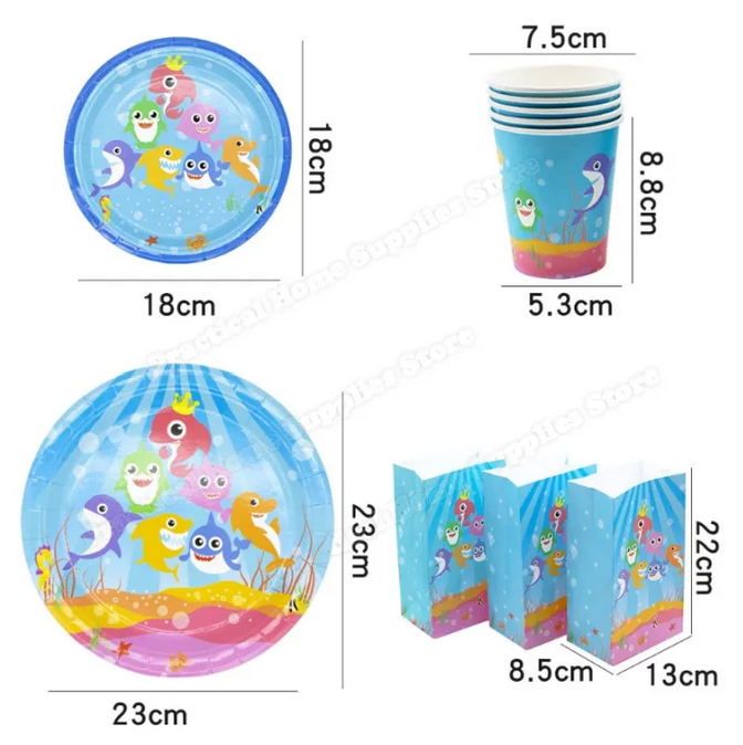 Baby Shark Ultimate Party Package (16 Guests) – Preppy Kids Shop