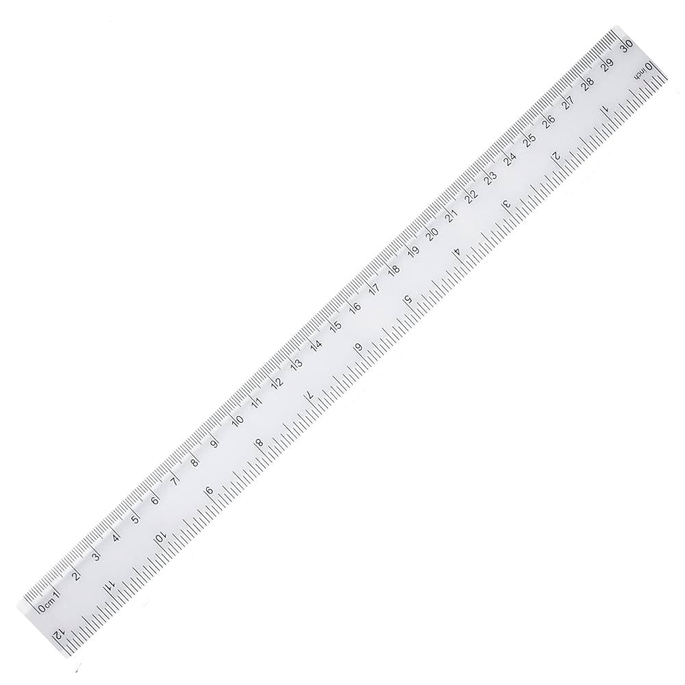 Clear Ruler 30cm | Preppy Kids Trinidad