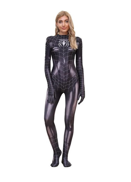 Spiderwoman girl Costume spiderman version (black) – Preppy Kids (Grand ...