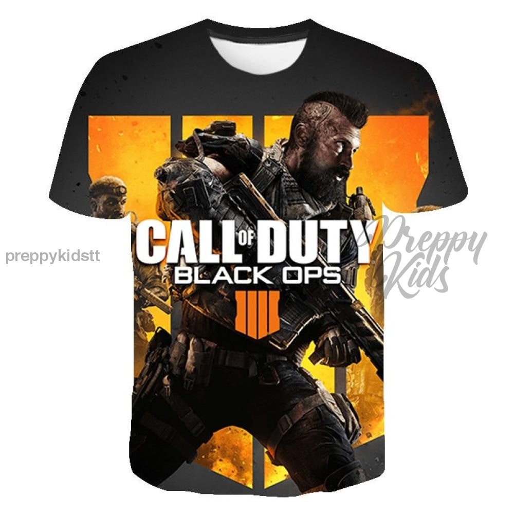 Call Of Duty Black OpS edition 3D TSHIRT #1 – Preppy Kids Trinidad