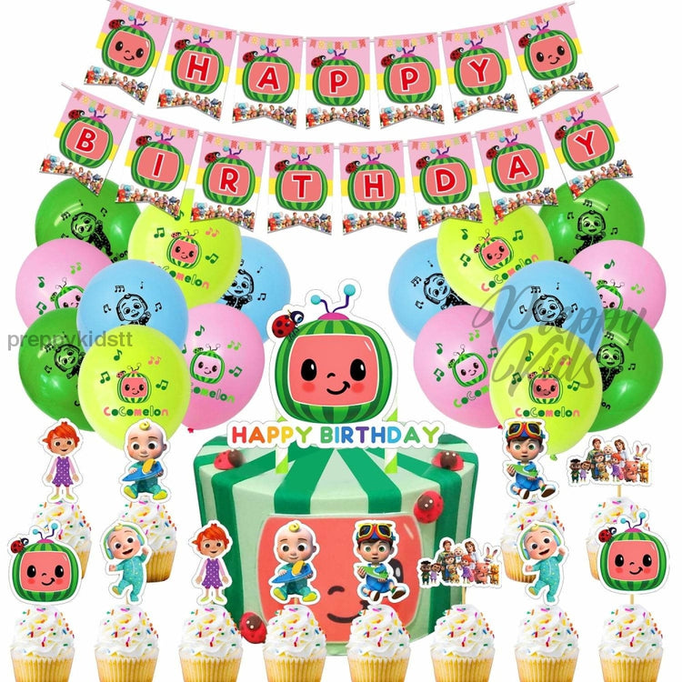 Cocomelon Party Decoration Package 2nd edition – Preppy Kids (Grand Bazaar)