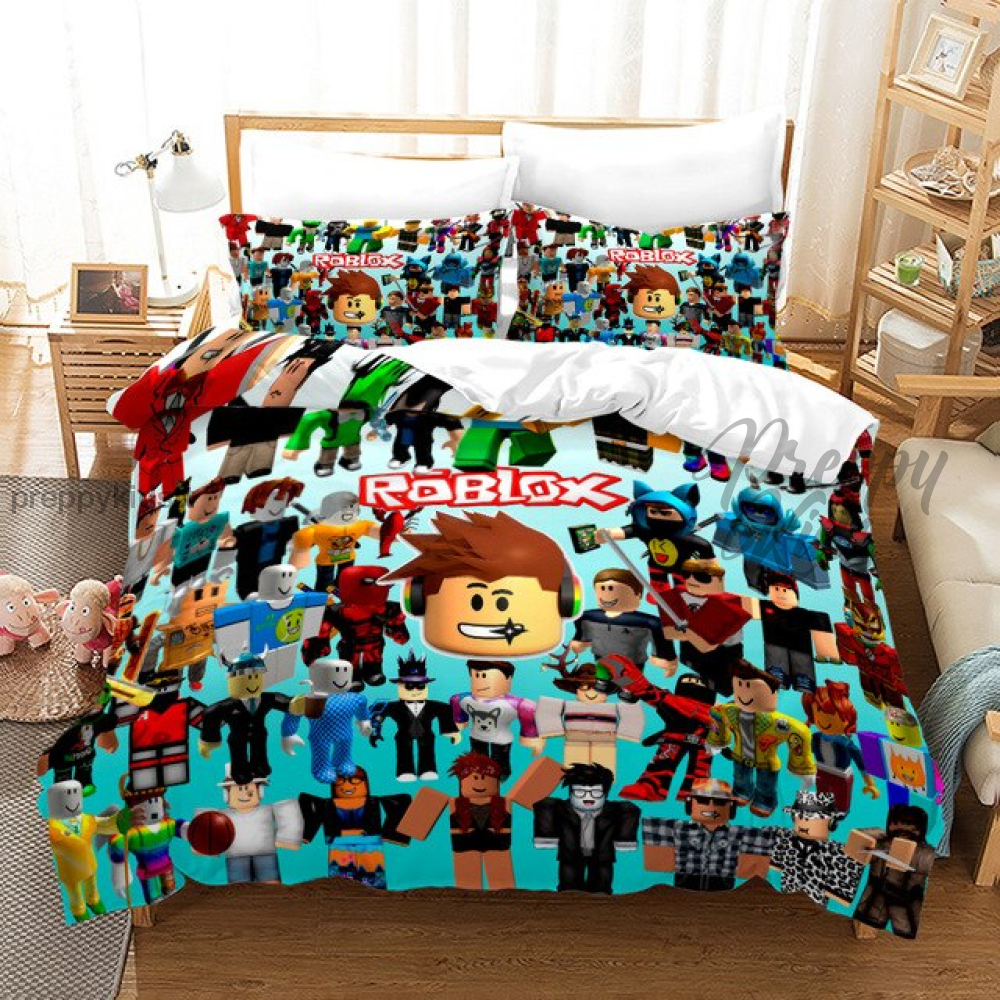 Roblox Bed Green Universe 3pc 3D Bed Comforter Set (NO. 34) – Preppy ...