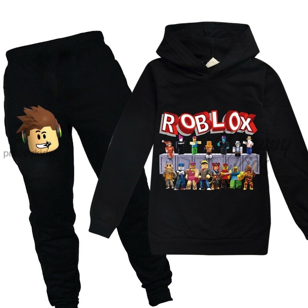 Roblox Crew Track Suits (Black) 3D BLOCKS | Preppy Kids Trinidad