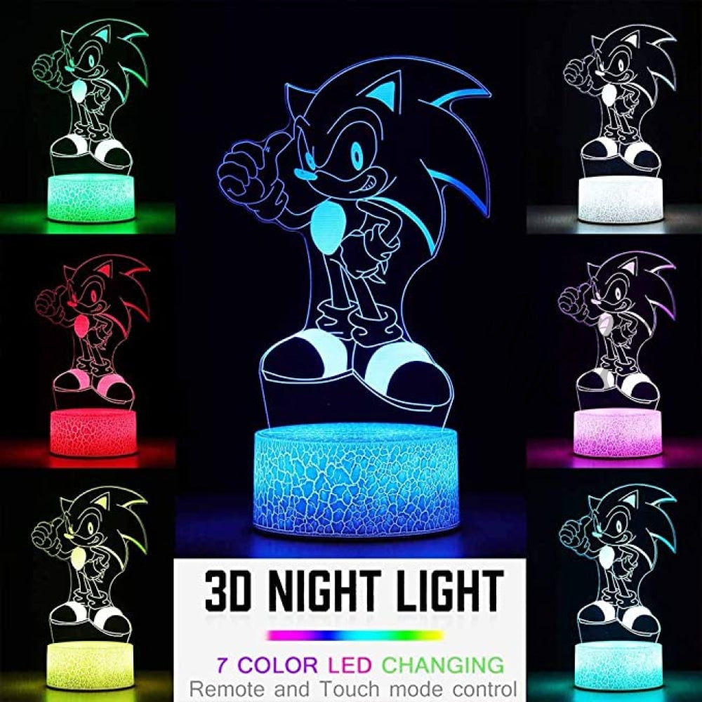 Sonic Night Light 16 Colours – Preppy Kids (Grand Bazaar)